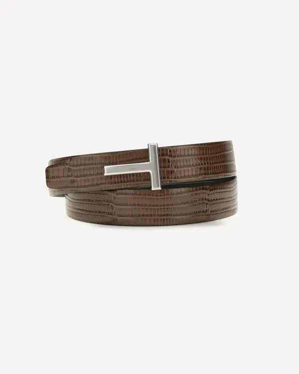 TOM FORD Reversible T Icon Belt