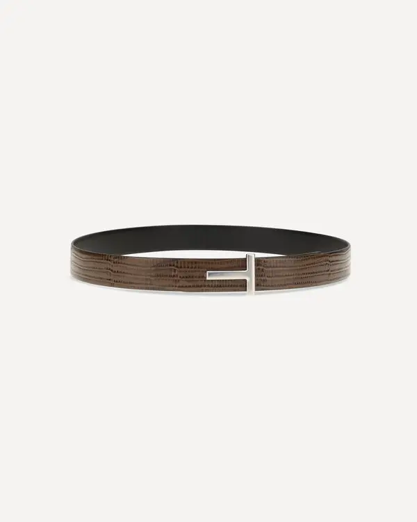 TOM FORD Reversible T Icon Belt