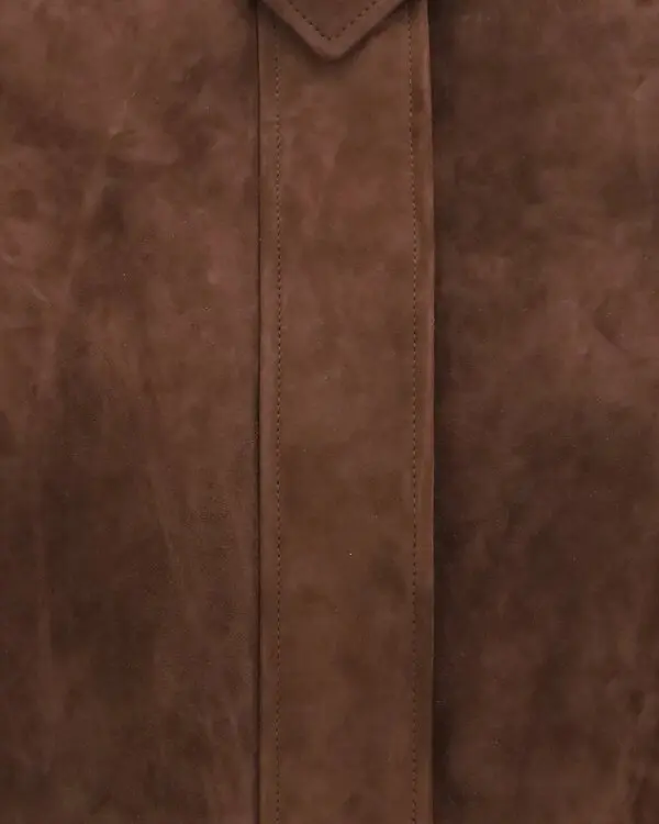 Alaïa Peplum Jacket In Suede Goatskin