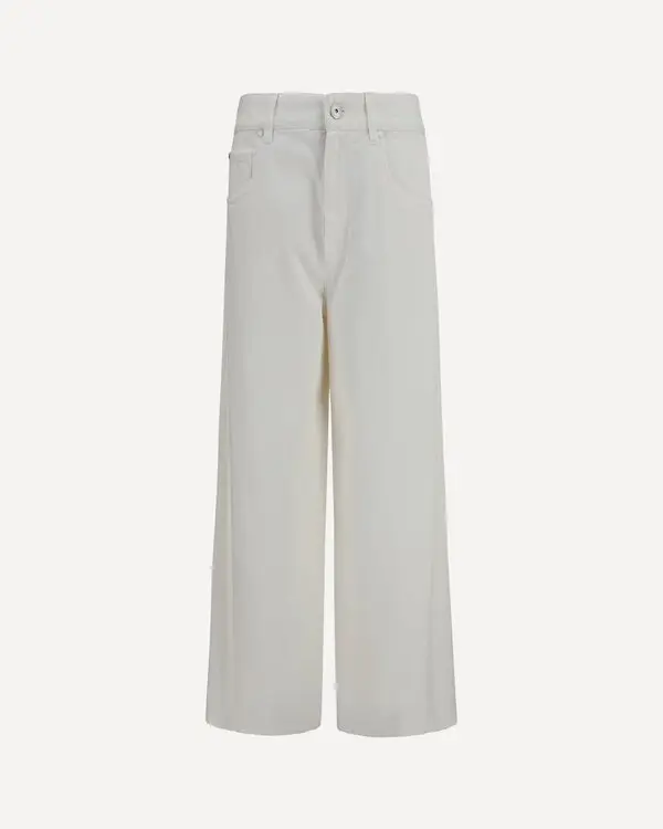 Brunello Cucinelli High-rise Palazzo Jeans