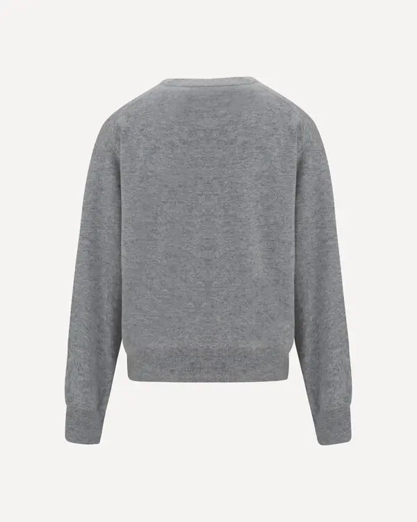 Brunello Cucinelli V-neck Cashmere Sweater - Grey