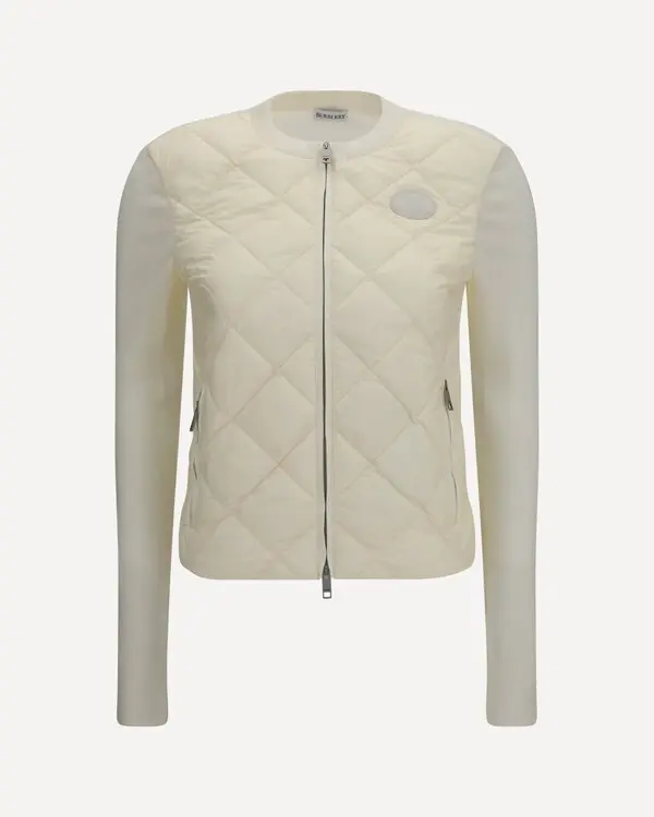Burberry Quilted Knit Cardigan Feale