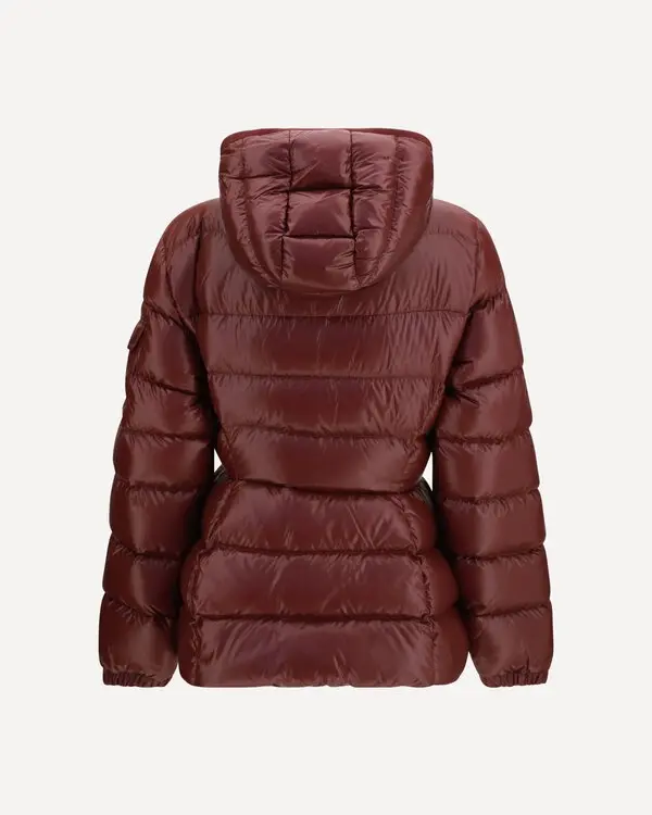 Moncler Barante Short Hooded Down Jacket - Red