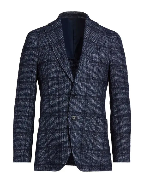 TOMBOLINI Blazer Midnight Size Viscose, Wool, Polyester, Polyamide, Stipa Tenacissima