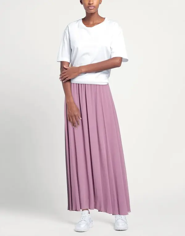 KAOS Maxi Skirt Mauve Size Polyester