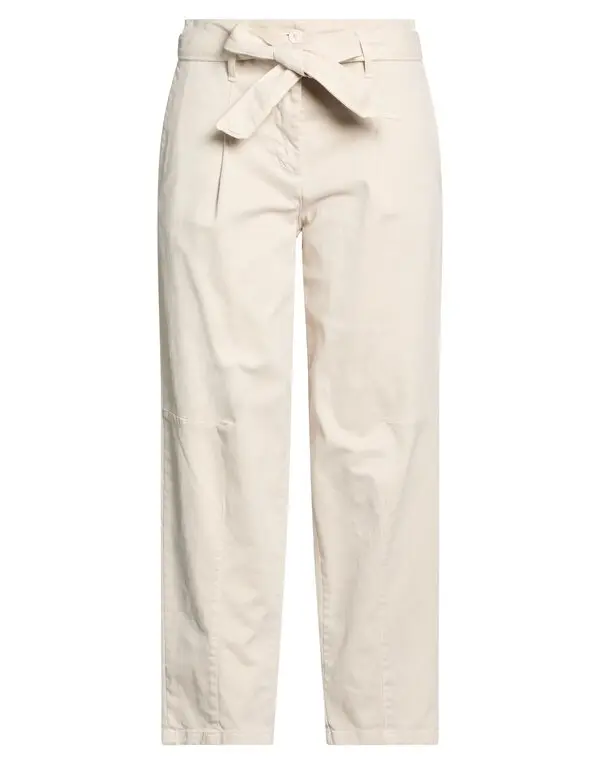 MANILA GRACE Wide-leg Cotton And Elastane Pants