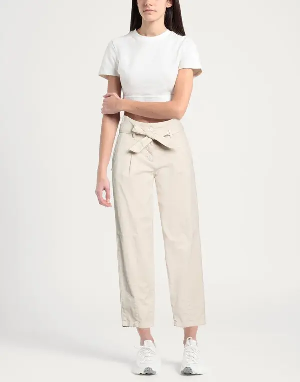 MANILA GRACE Wide-leg Cotton And Elastane Pants