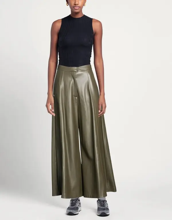MANILA GRACE Pants Military Size Polyurethane, Polyester