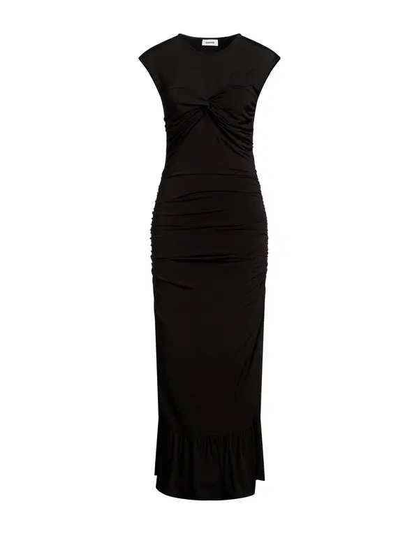 Sandro Maxi Dress Size Viscose, Elastane