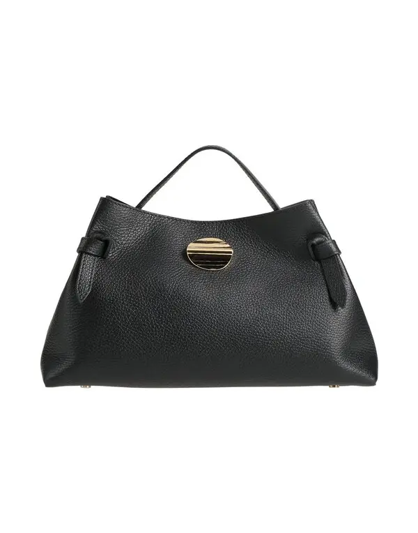 LAURA DI MAGGIO Leather Handbag - Black