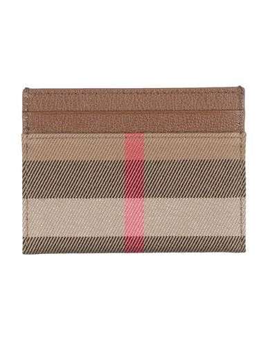 Burberry Cardholder Cotton, Leather
