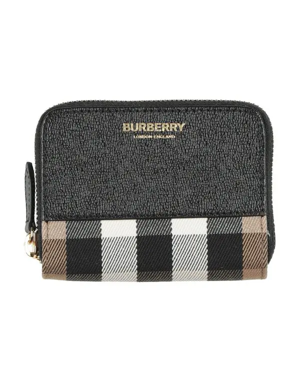 Burberry Wallet Cotton, Leather