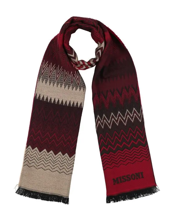 Missoni Scarf Burgundy Wool