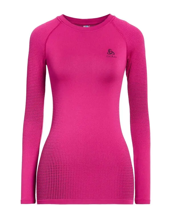 ODLO Recycled Polyester Base Layer Long Sleeve T-shirt - Garnet