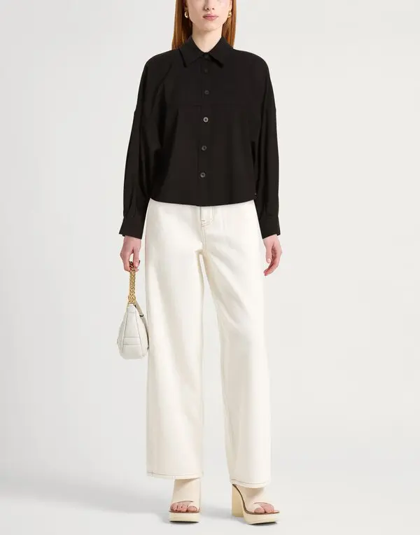 KAOS Shirt Size Polyester, Viscose, Elastane - Black