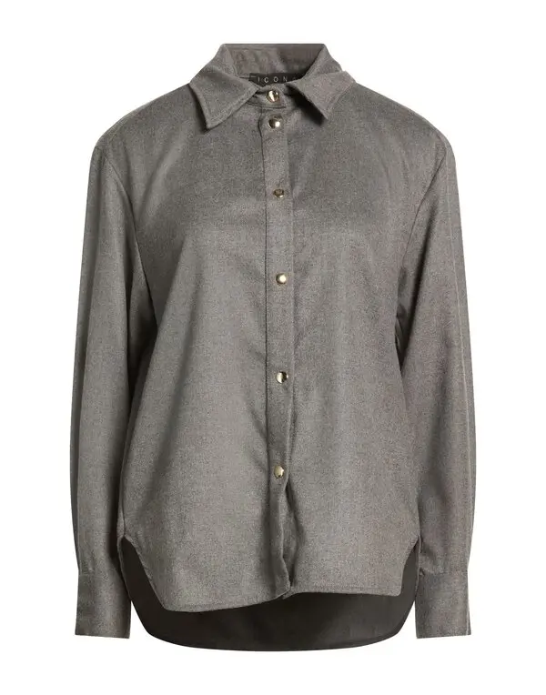 KAOS Shirt Size Polyester, Viscose, Elastane - Grey