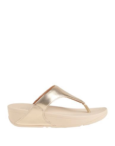 Fitflop Leather Thong Sandals - Platinum