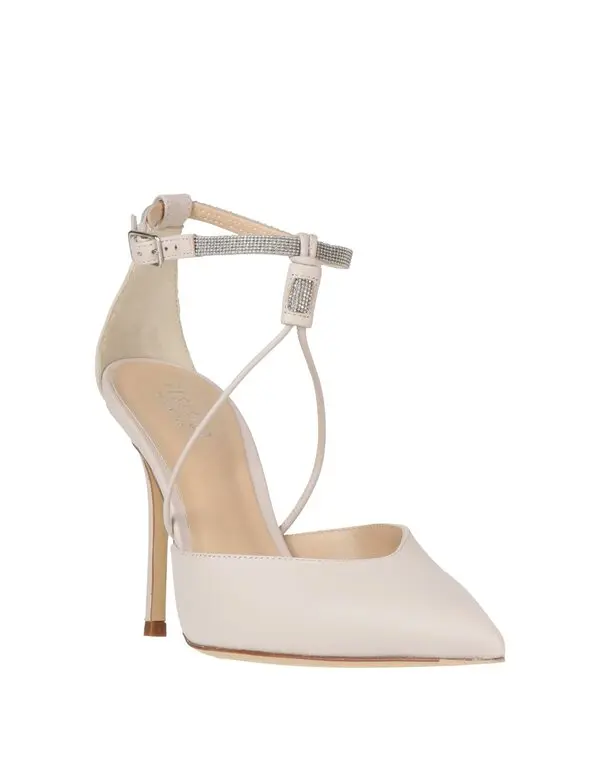 Peserico Leather Stilettos With Embellishments