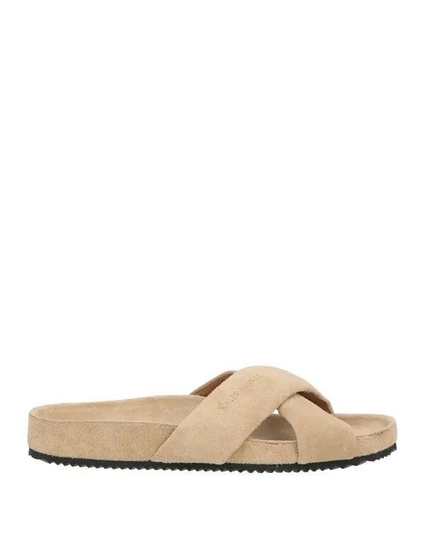 WALES BONNER Suede Sandals - Beige