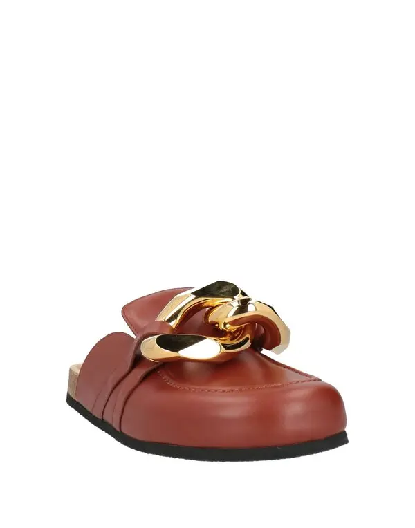 JW Anderson Mules & Clogs Rust Size Calfskin