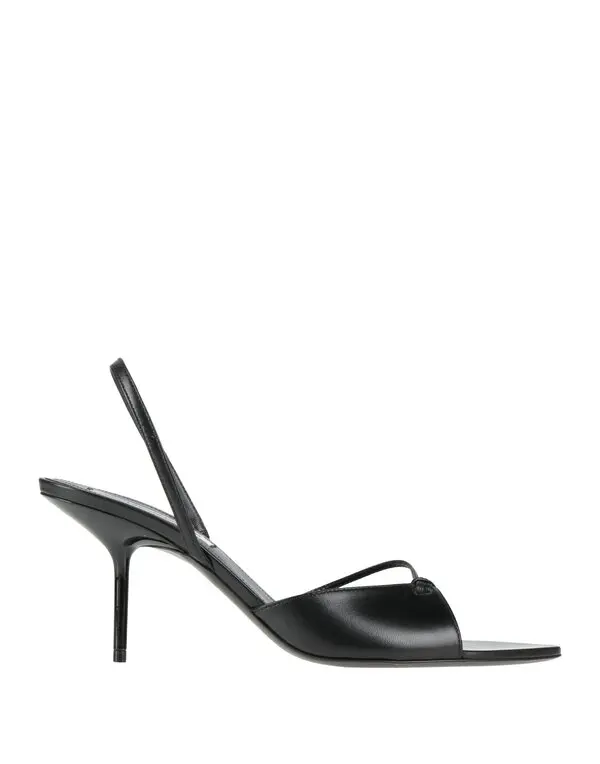 Victoria Beckham Kidskin Slingback Sandals - Black