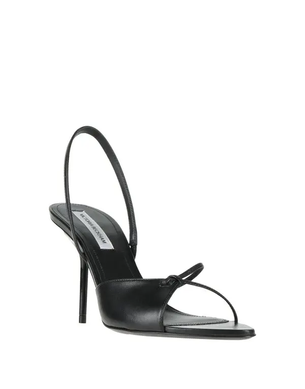 Victoria Beckham Kidskin Slingback Sandals - Black