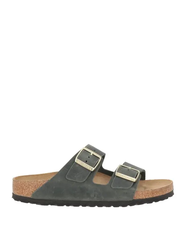 BIRKENSTOCK Sandals Charcoal Size Leather