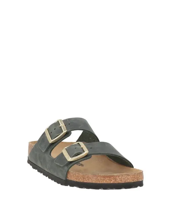 BIRKENSTOCK Sandals Charcoal Size Leather