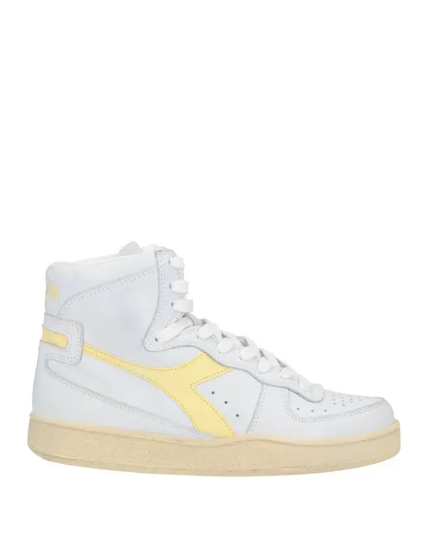 DIADORA High-top Leather Sneakers - White