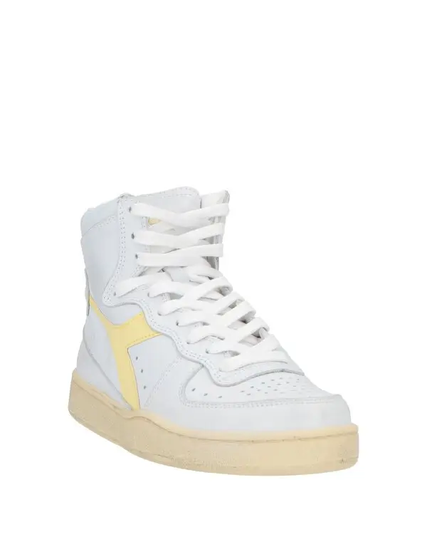 DIADORA High-top Leather Sneakers - White