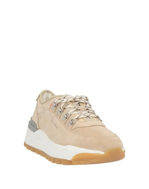 Santoni Sneakers Blush Size Leather