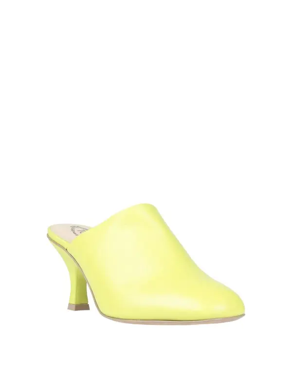 TOD'S Mules & Clogs Lime Size Leather