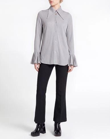 Sleeper Metallic Fiber Lycra Piqué Shirt