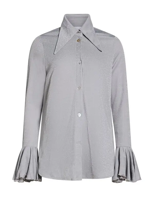 Sleeper Metallic Fiber Lycra Piqué Shirt