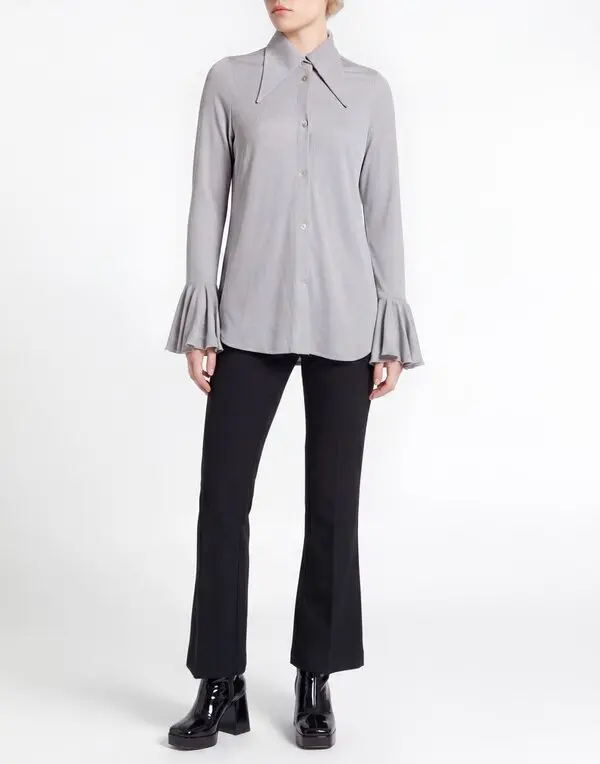 Sleeper Metallic Fiber Lycra Piqué Shirt
