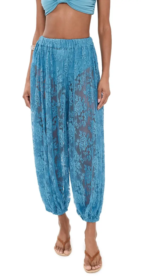Sea Carmella Lace Balloon Pants - Blue