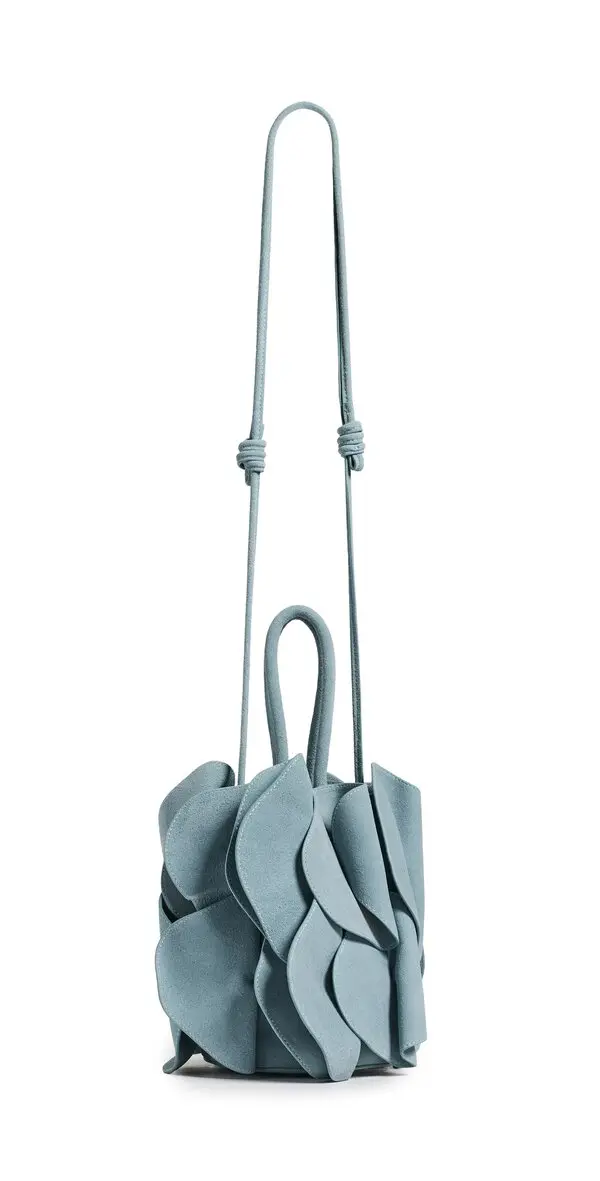 Farm Rio Suede Flower Handbag