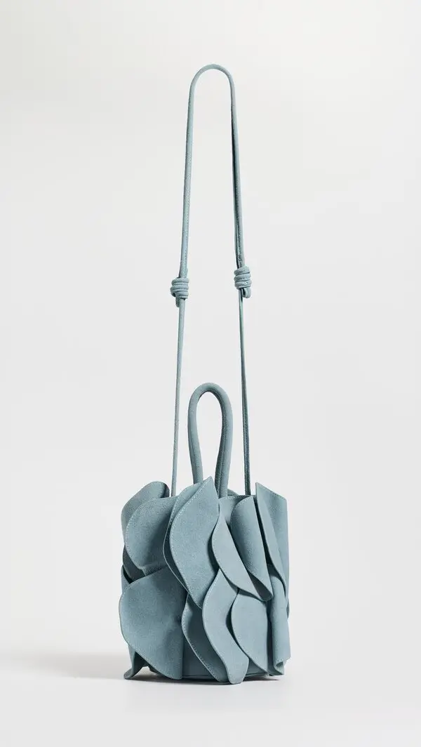Farm Rio Suede Flower Handbag