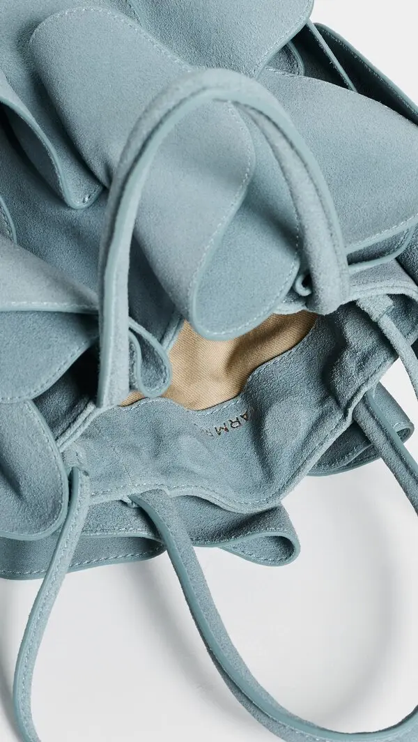 Farm Rio Suede Flower Handbag
