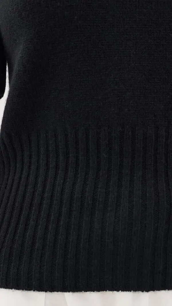 Vince High Rib Cashmere Blend Tee