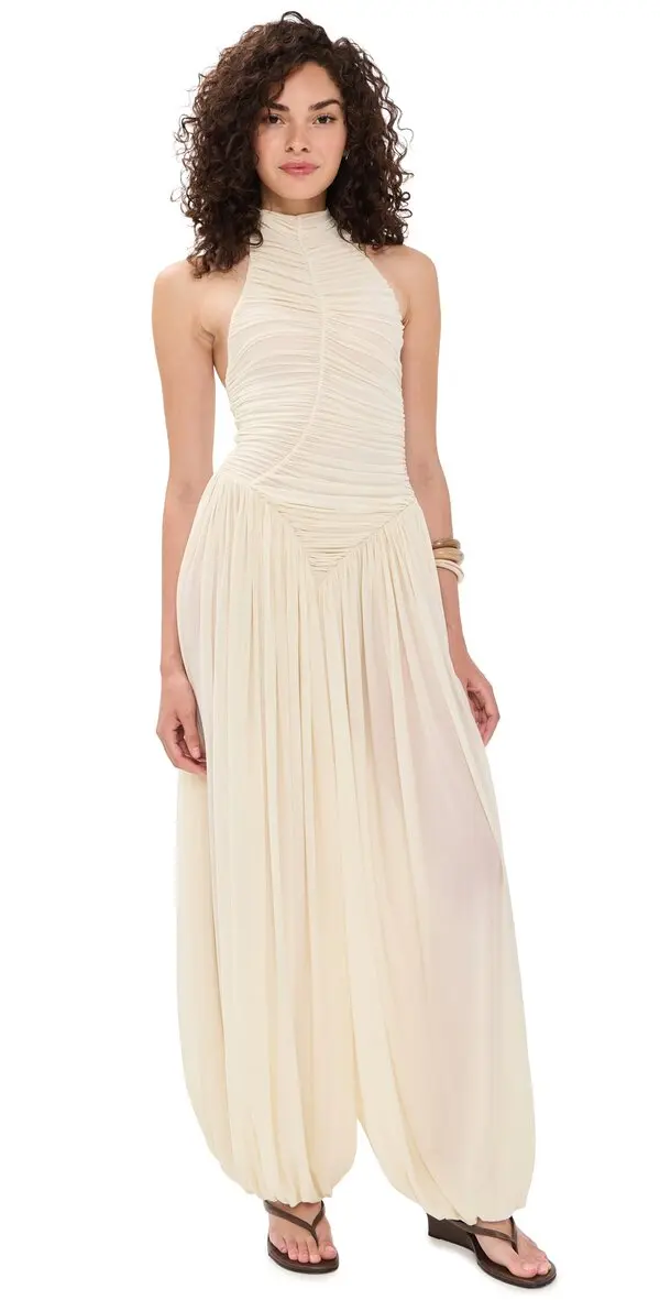 MAYGEL CORONEL Solenne Jumpsuit - Antique
