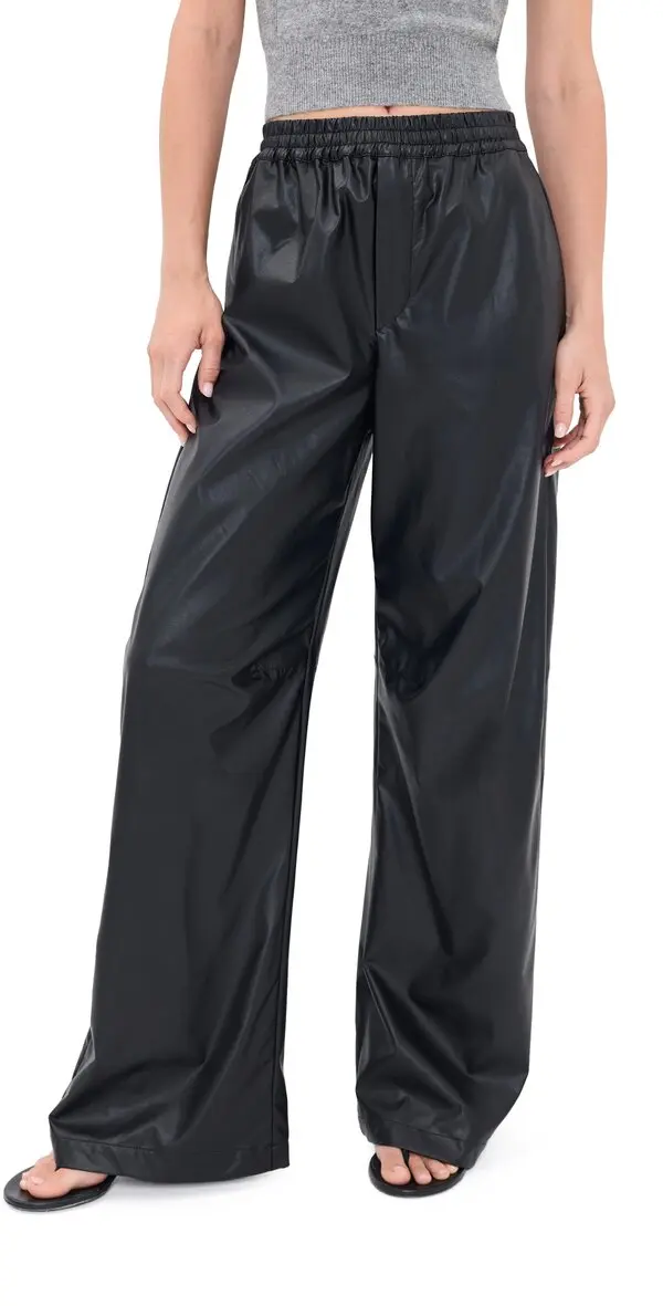 MAISON MARGIELA Faux Leather Pants