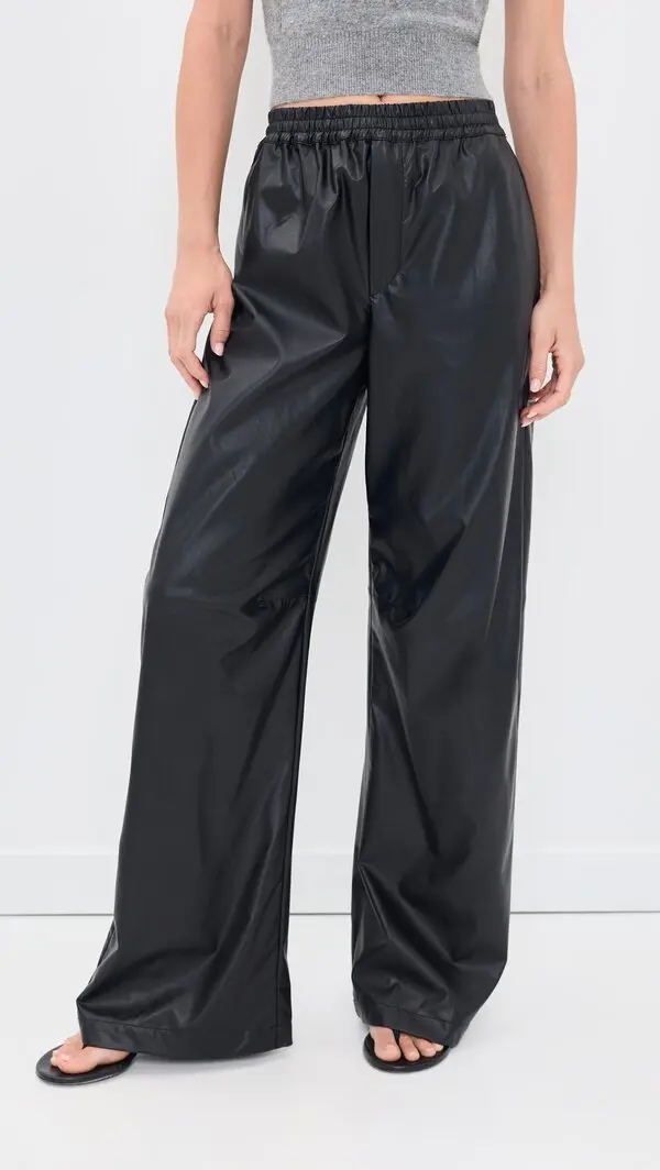 MAISON MARGIELA Faux Leather Pants