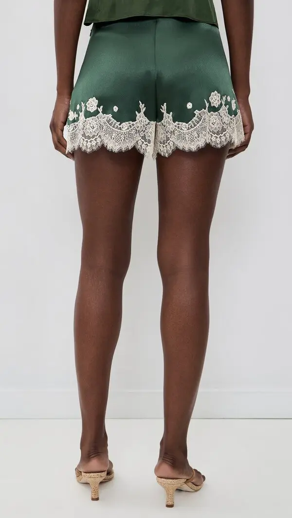 Alice + Olivia Elissa Lace Shorts