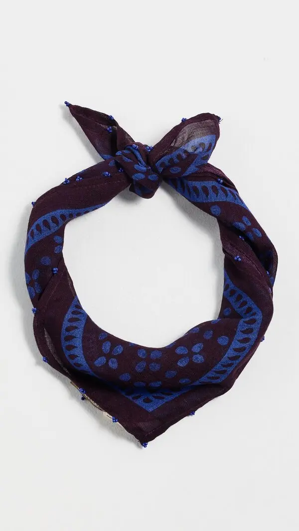 Chan Luu Beaded Floral Bandana