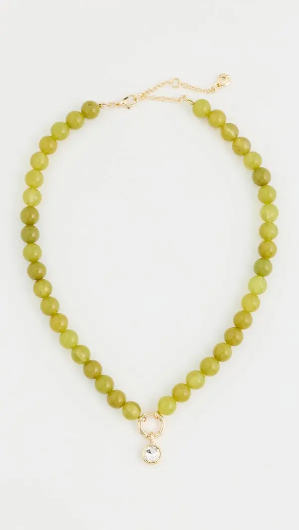 Baublebar Janette Beaded Pendant Necklace - Green