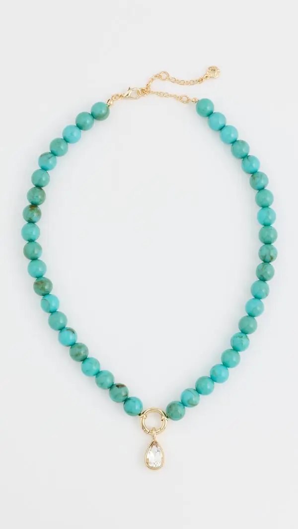 Baublebar Janette Beaded Pendant Necklace - Turquoise