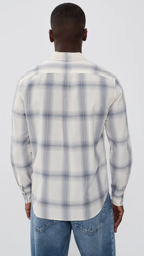 Vince Townes Plaid Long Sleeve Shirt