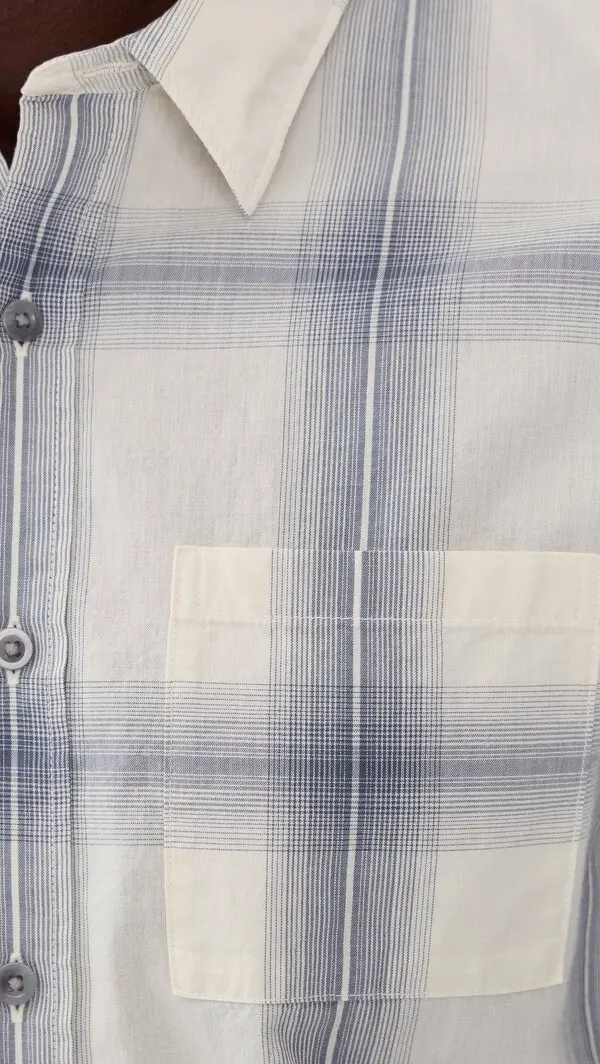 Vince Townes Plaid Long Sleeve Shirt