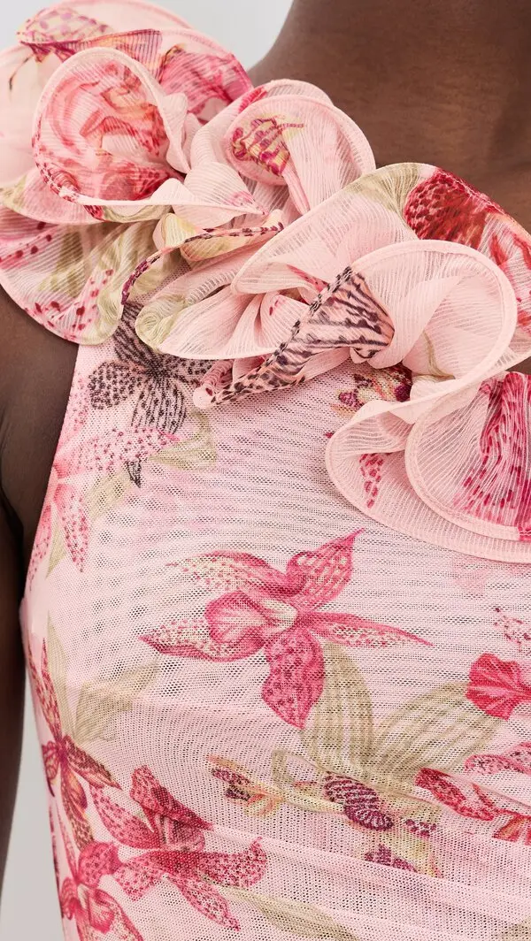 PatBO Orchid Bloom Mini Dress